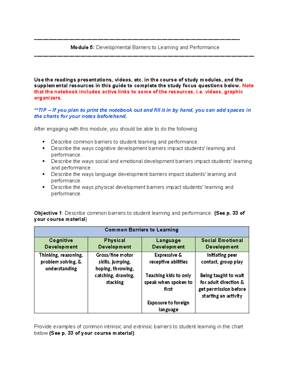 Psych Module 5 Notes
