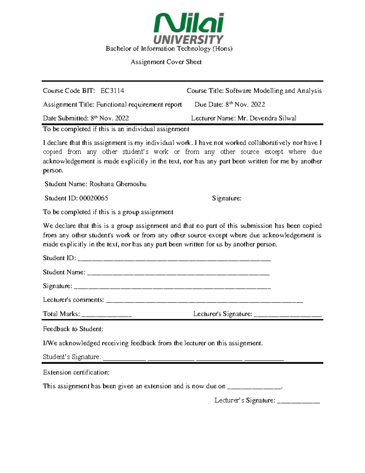 Online Job Management - Bachelor of Information Technology (Hons ...