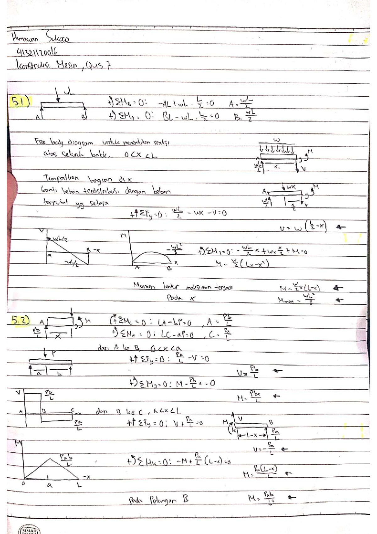 Quis 7 - yagitude - Civil Engineering - Studocu