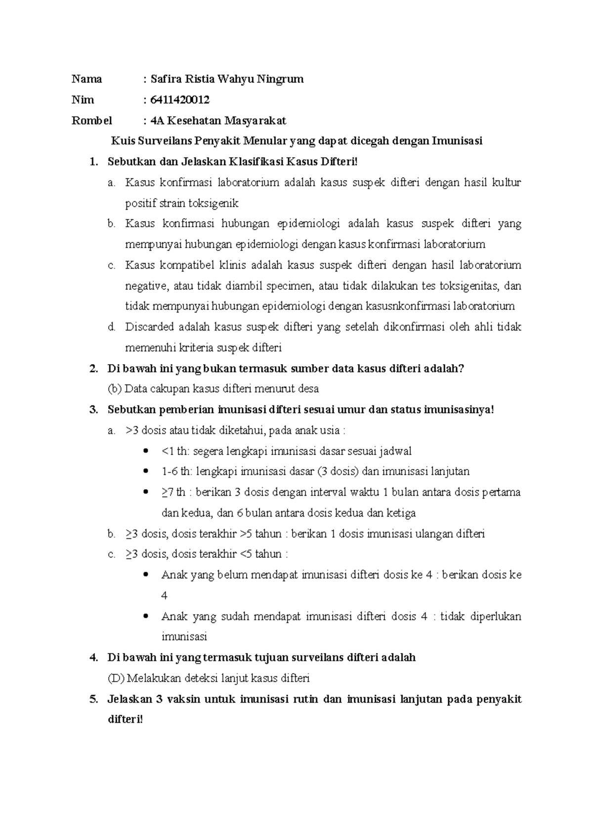 Safira Ristia Wahyu Ningrum 641142001 2 4A Pertemuan 10 - Nama : Safira ...