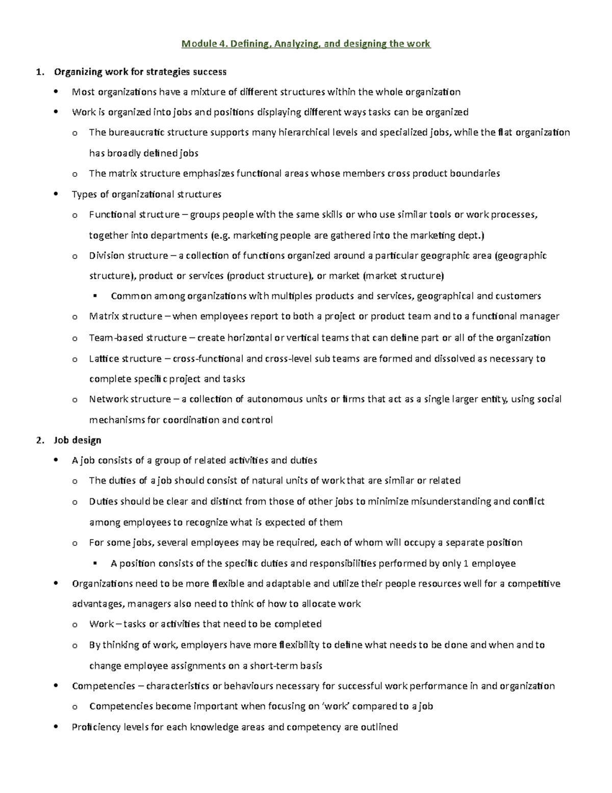 CMHR523 - Module 4 - Module 4. Defining, Analyzing, and designing the ...