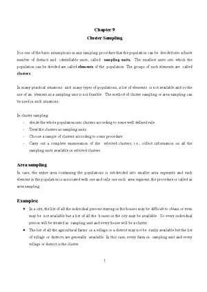 Chapter 4 sampling stratified sampling - Chapter 4 Stratified Sampling An important objective in ...