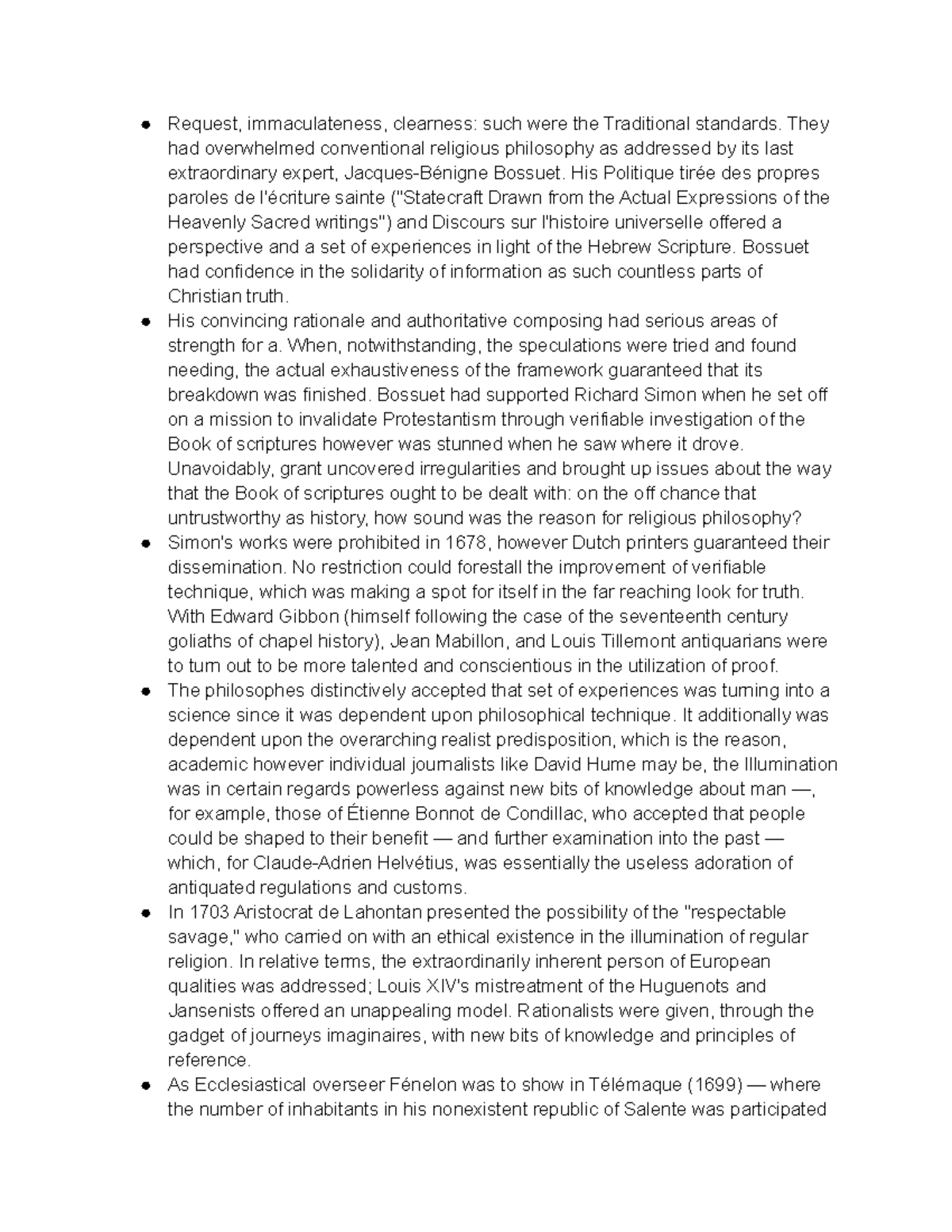 History And Social Thought - Request, immaculateness, clearness: such ...