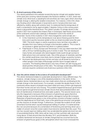 Current Issues Article Submission 6 - 1. A short summary of the article ...