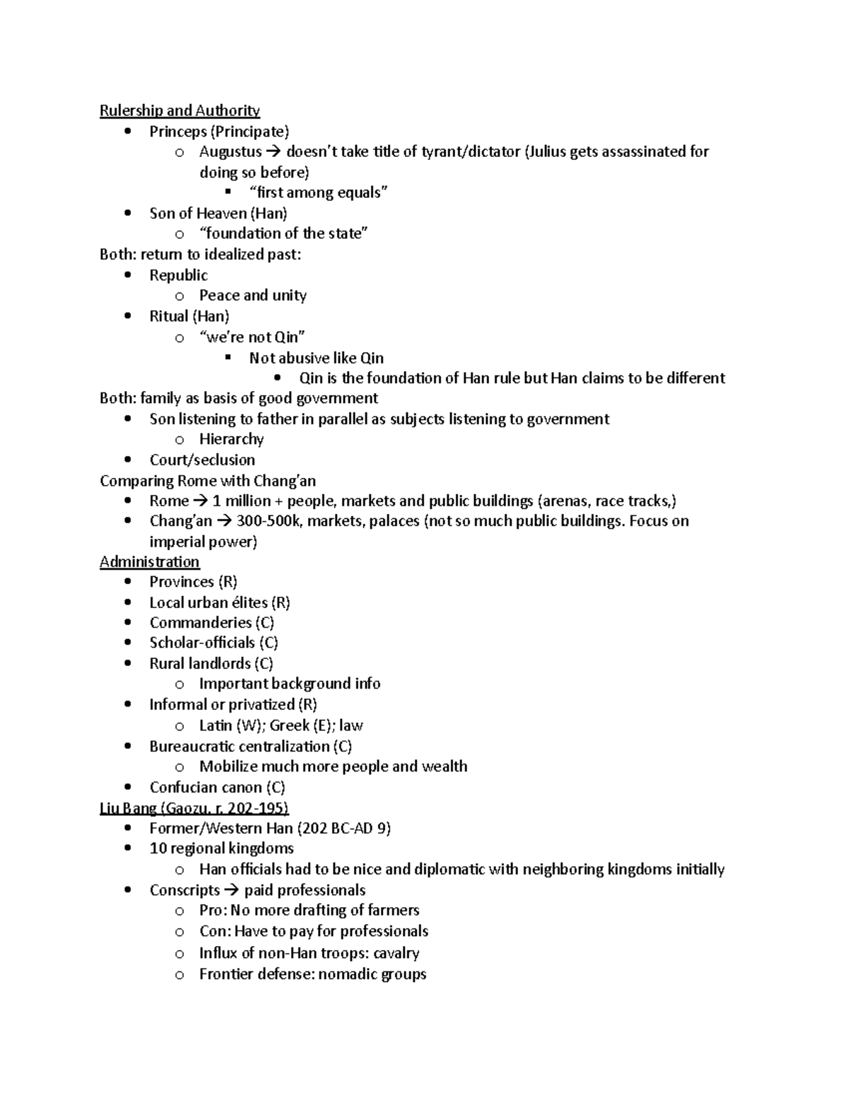 HIST2A 11:14 - Lecture notes for the first lecture - Rulership and ...