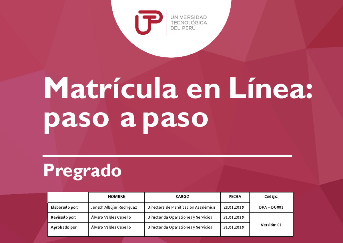 Dpa - do001 guia de matricula en linea pregrado presencialf 4a376c2 ...