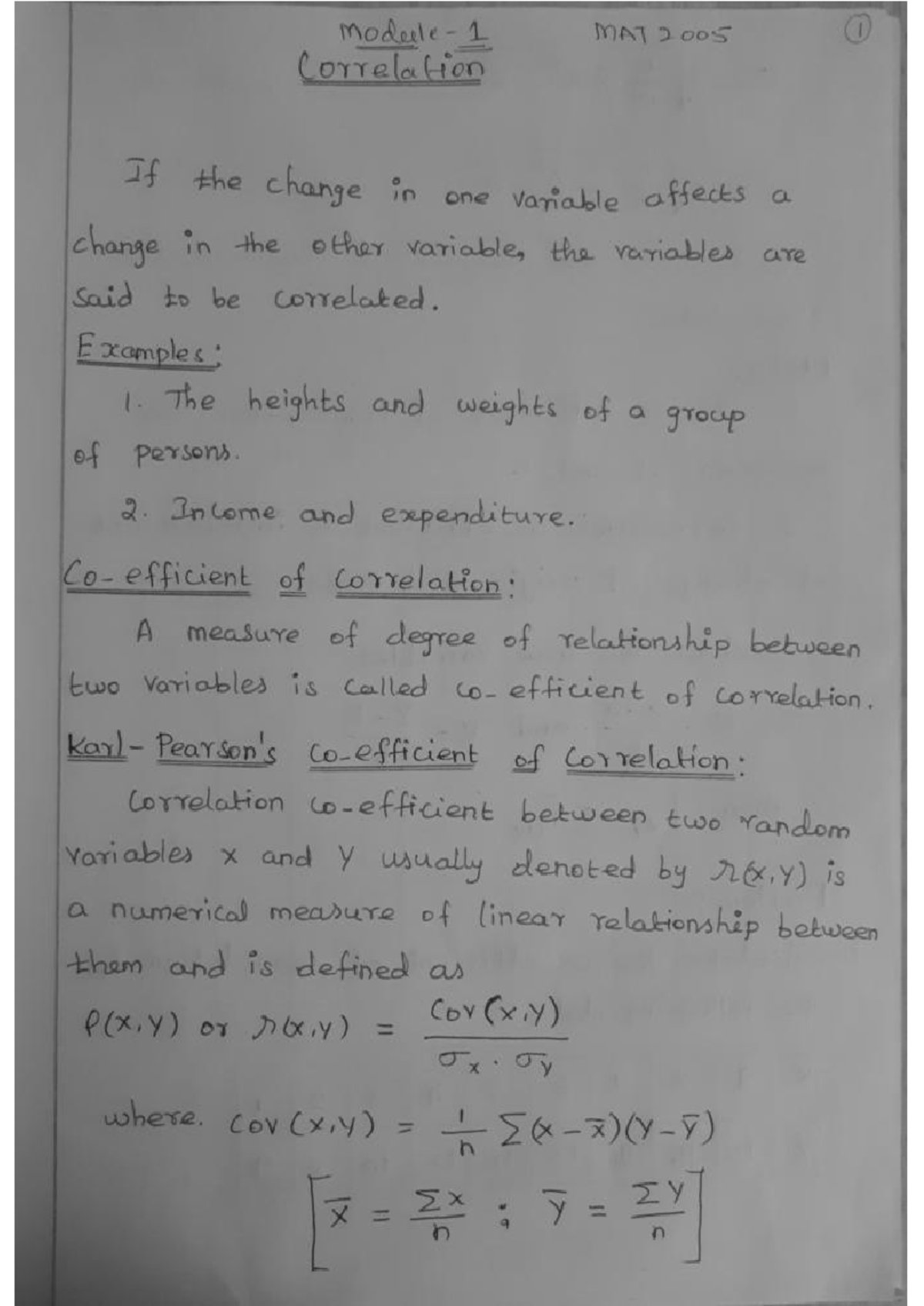11 Correlation Coefficients Module 3 06 02 2024 1 Mat 2005 I