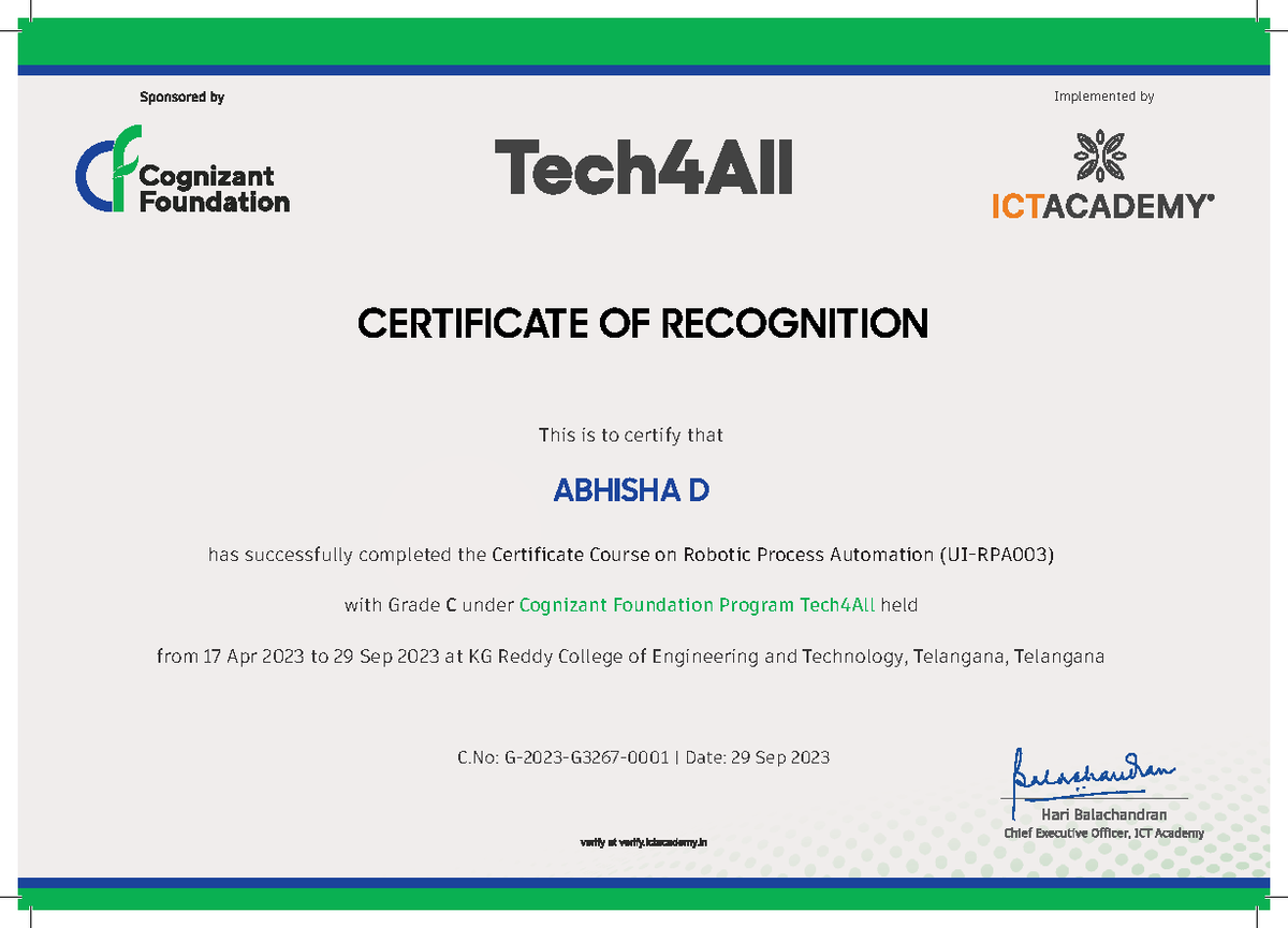 G3267-KG Reddy College of Engineering and Technology - Studocu