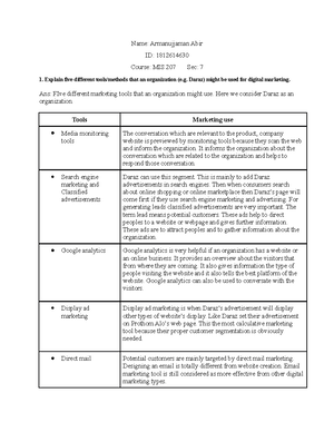 NSU Sample-question - Sample Question paper - NORTH SOUTH UNIVERSITY ...
