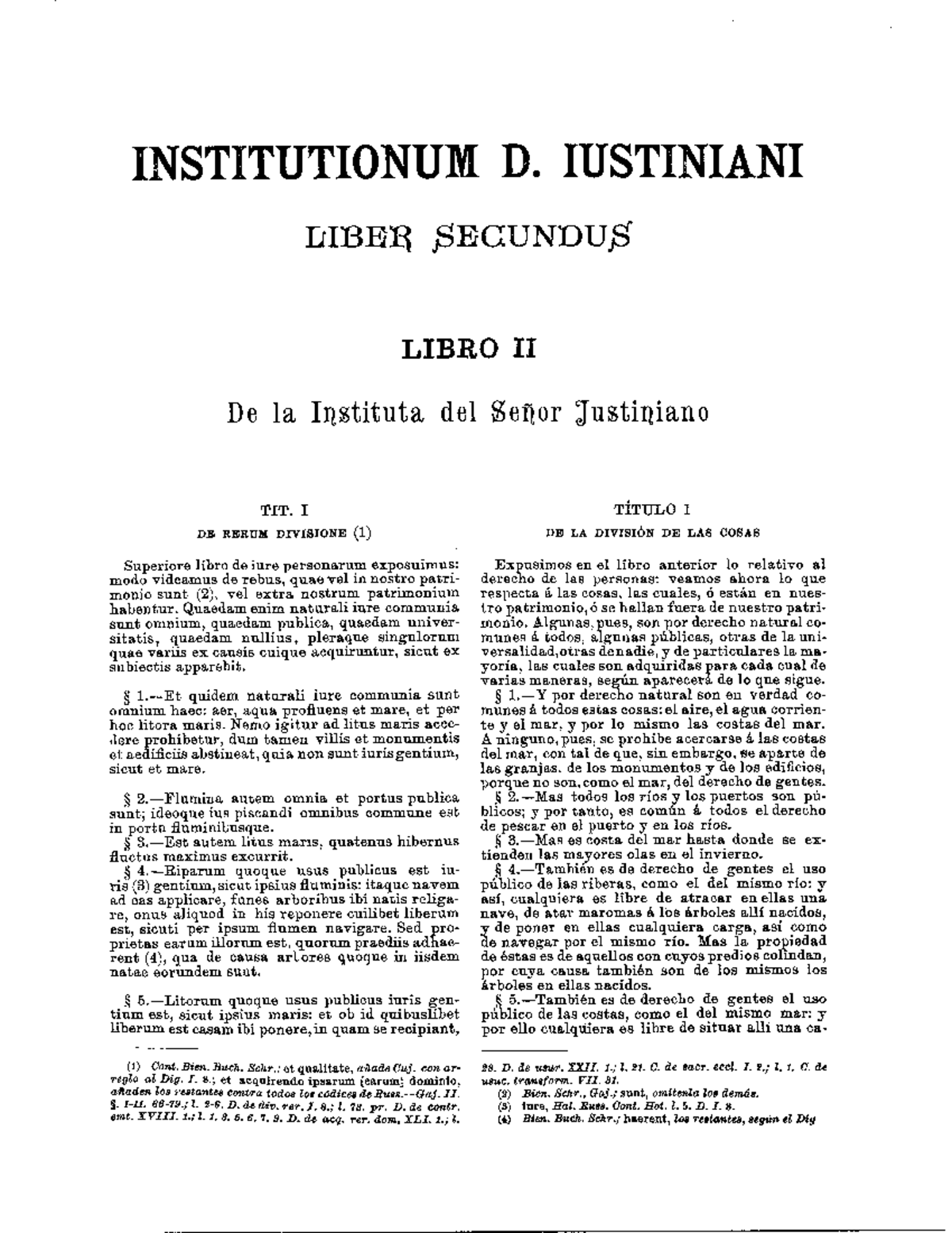Digesto de Justiniano Libro II - Derecho Romano - Studocu