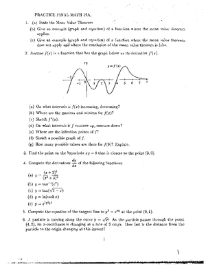 Billy Y LA Maldicion DEL OSO - MATH 19A - UCSC - Studocu