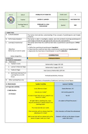 MATH8-Q3- Module 7 1 - PROVING STATEMENTS ON TRIANGLE CONGRUENCE ...