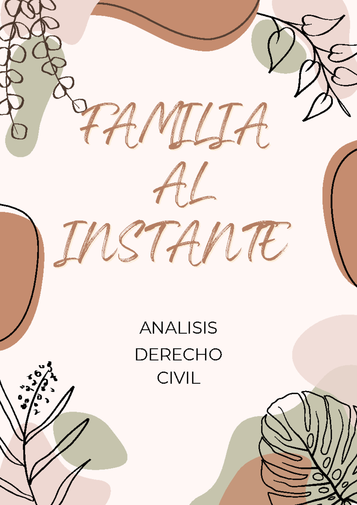 Fanilia al instante - ensayo - Derecho Civil - FAMILIAFAMILIA AL AL ...