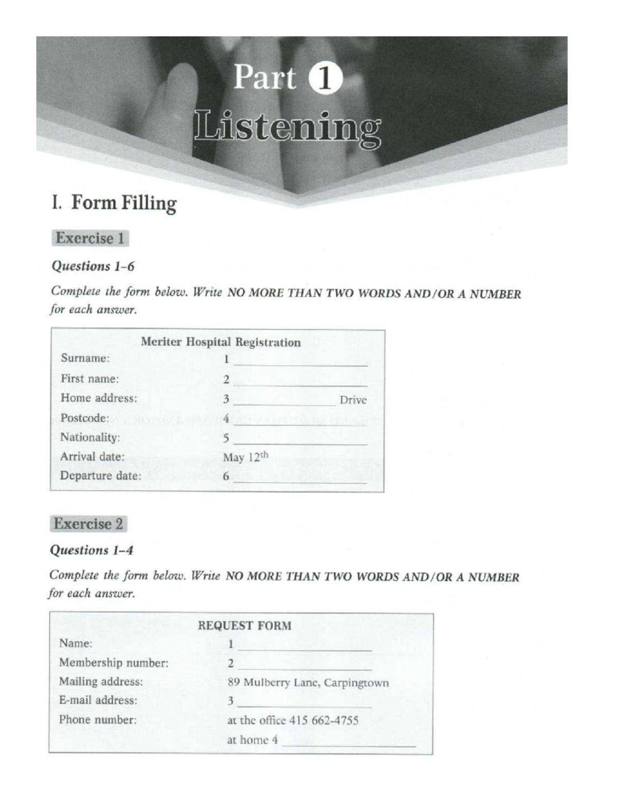 Form-filling - ielts reading - Calculus 1 - Studocu Form-filling - ielts reading - Calculus 1 - Studocu