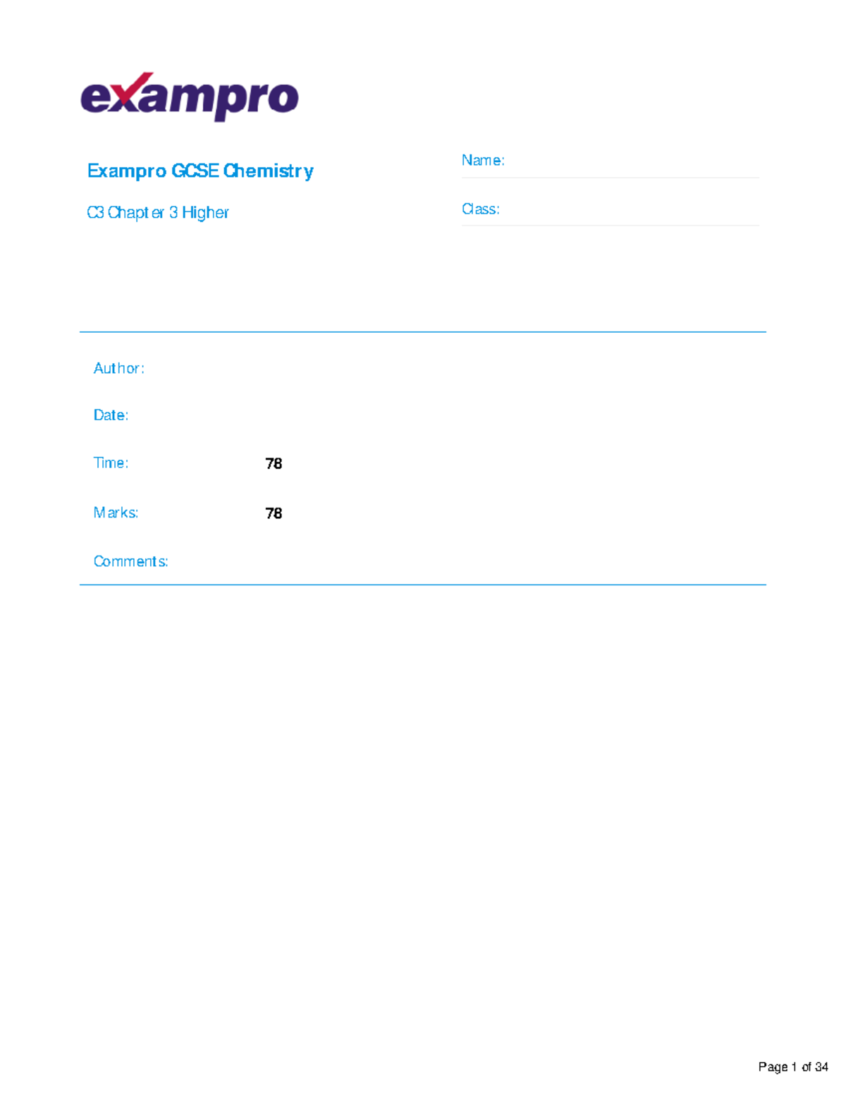 C3-chapter-3-higher - bbbbbbbbbbbbbbbbbbbbbbbbbbbbbbbb - Exampro GCSE ...