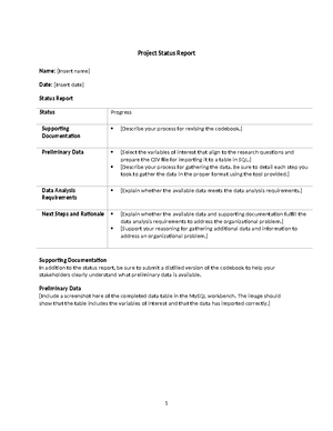 DAT 223 Project One Proposal Template - DAT 223 Project One Proposal ...