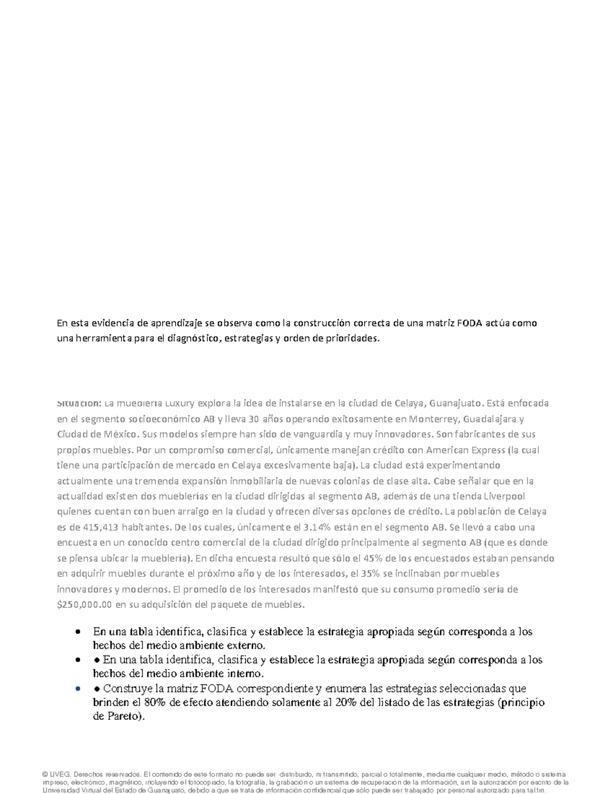 Administracion estrategica R2 U2 - © UVEG. Derechos reservados. El ...