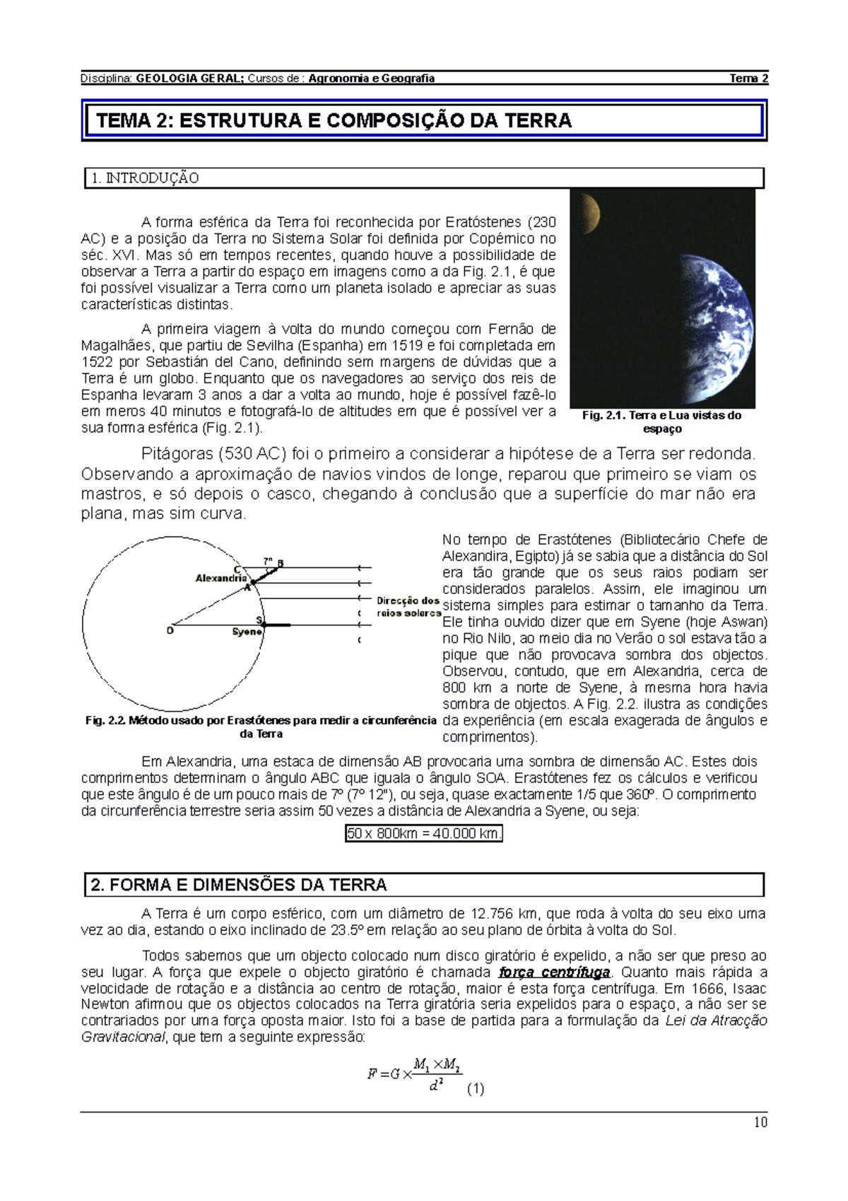 Capitulo 02 - Terra - Estrutura e Composicao - Copy - TEMA 2: ESTRUTURA ...
