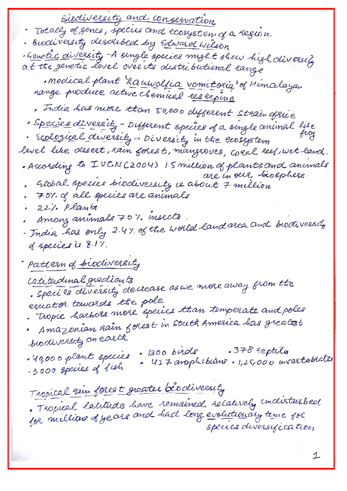 Biodiversity and conservation - According to IUCN (2004) 1 million of ...