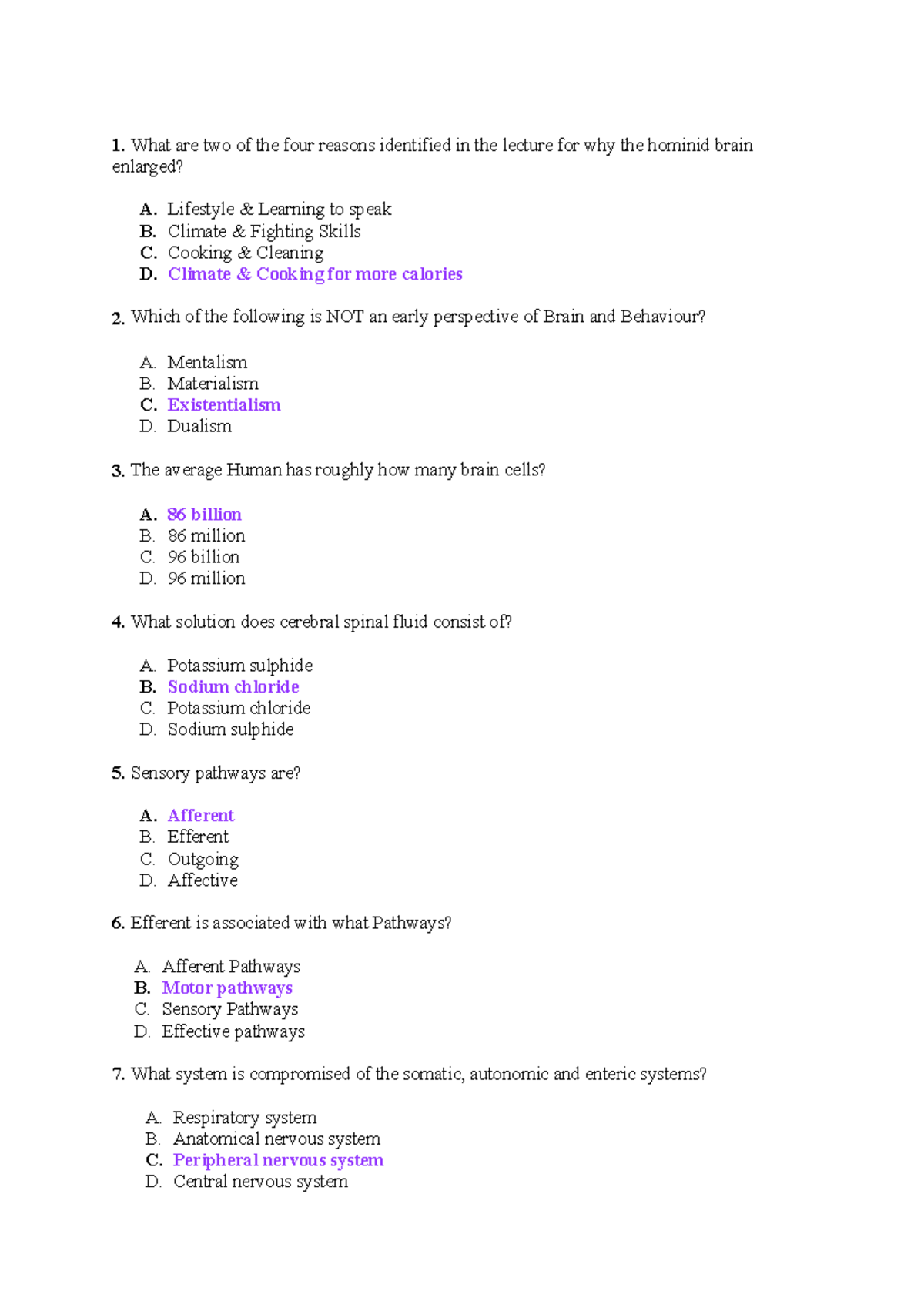 251 mock exam answers - Practice material - What are two of the four ...