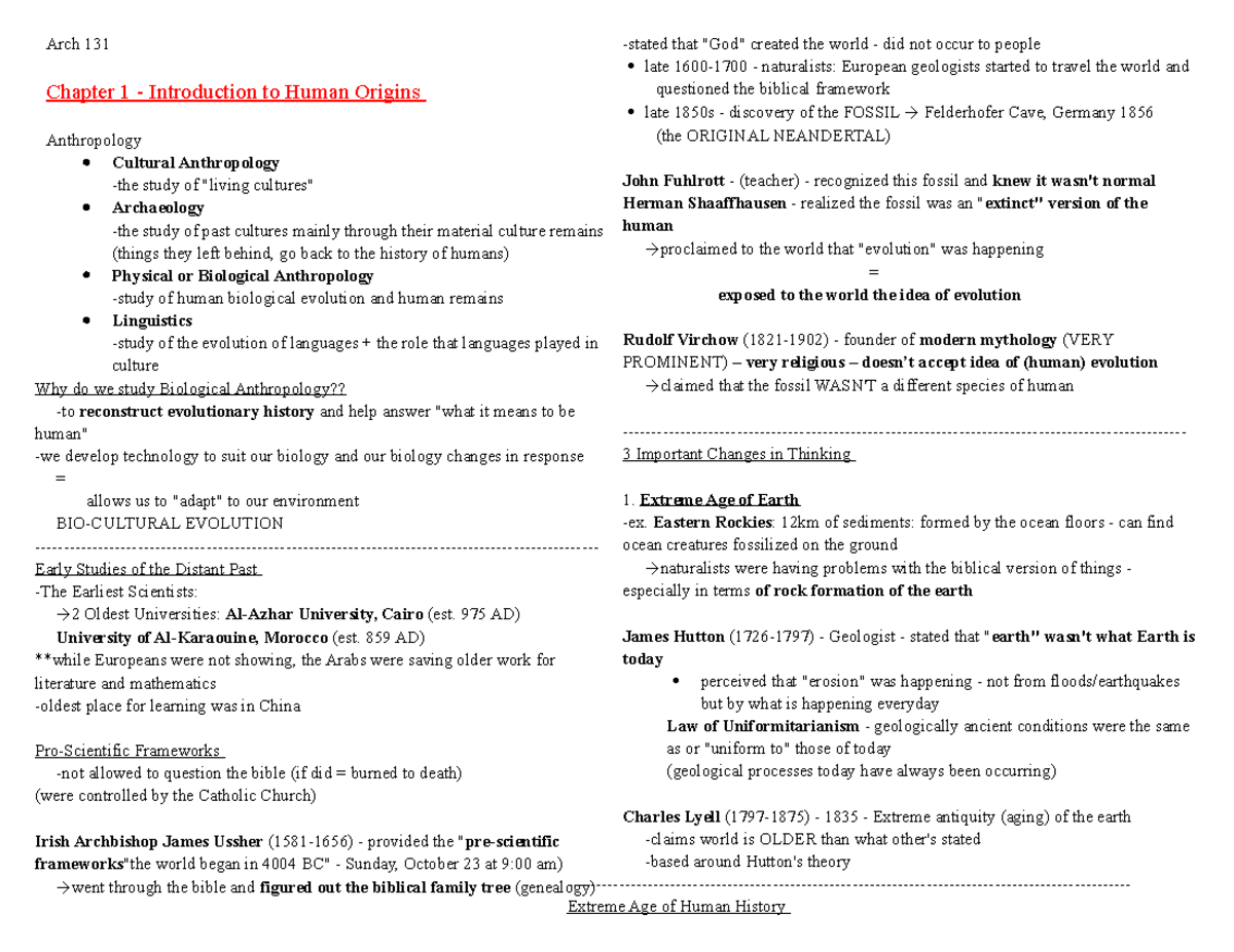 Lecture notes, lectures 1-6 - important words and key terms are bolded ...