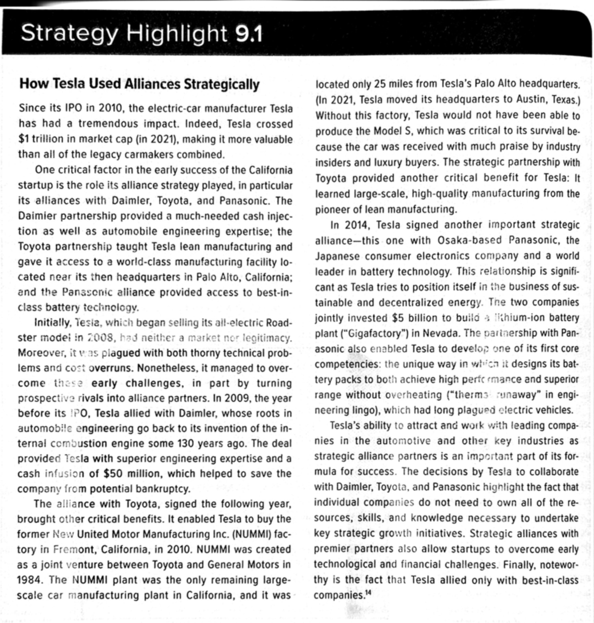 Strategy Highlight 9 - NCO203 - Studocu
