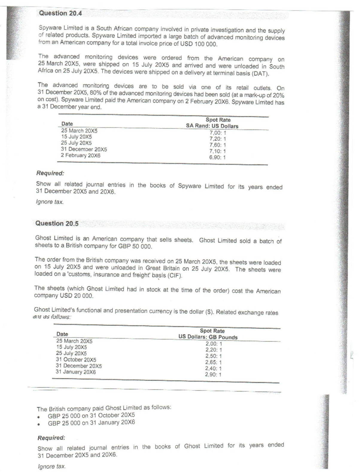 Forex Q20.4 and 20 - Studocu