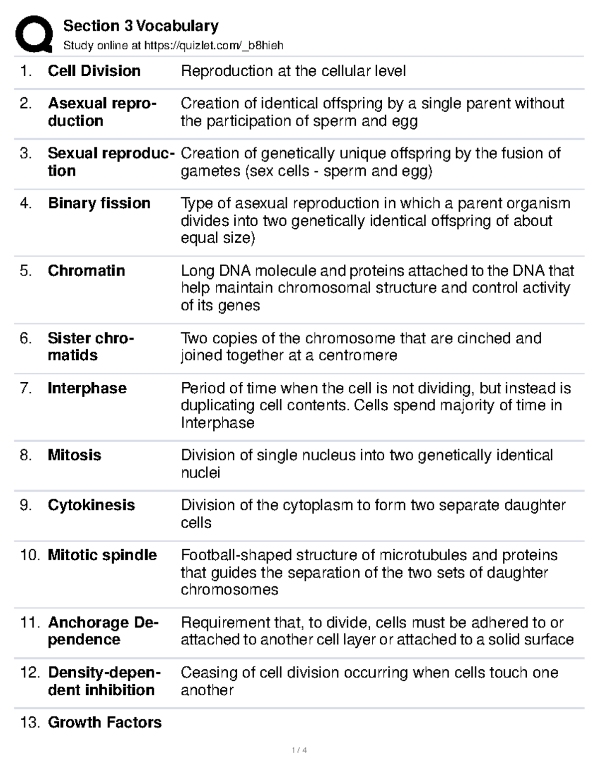 Section 3 Vocabulary - Section 3 Vocabulary Study online at quizlet ...