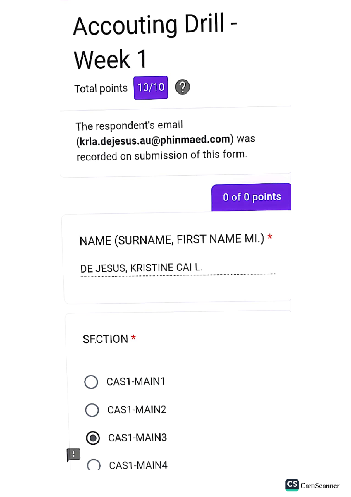 ACC 102 Drills 1 - Accounting - Studocu