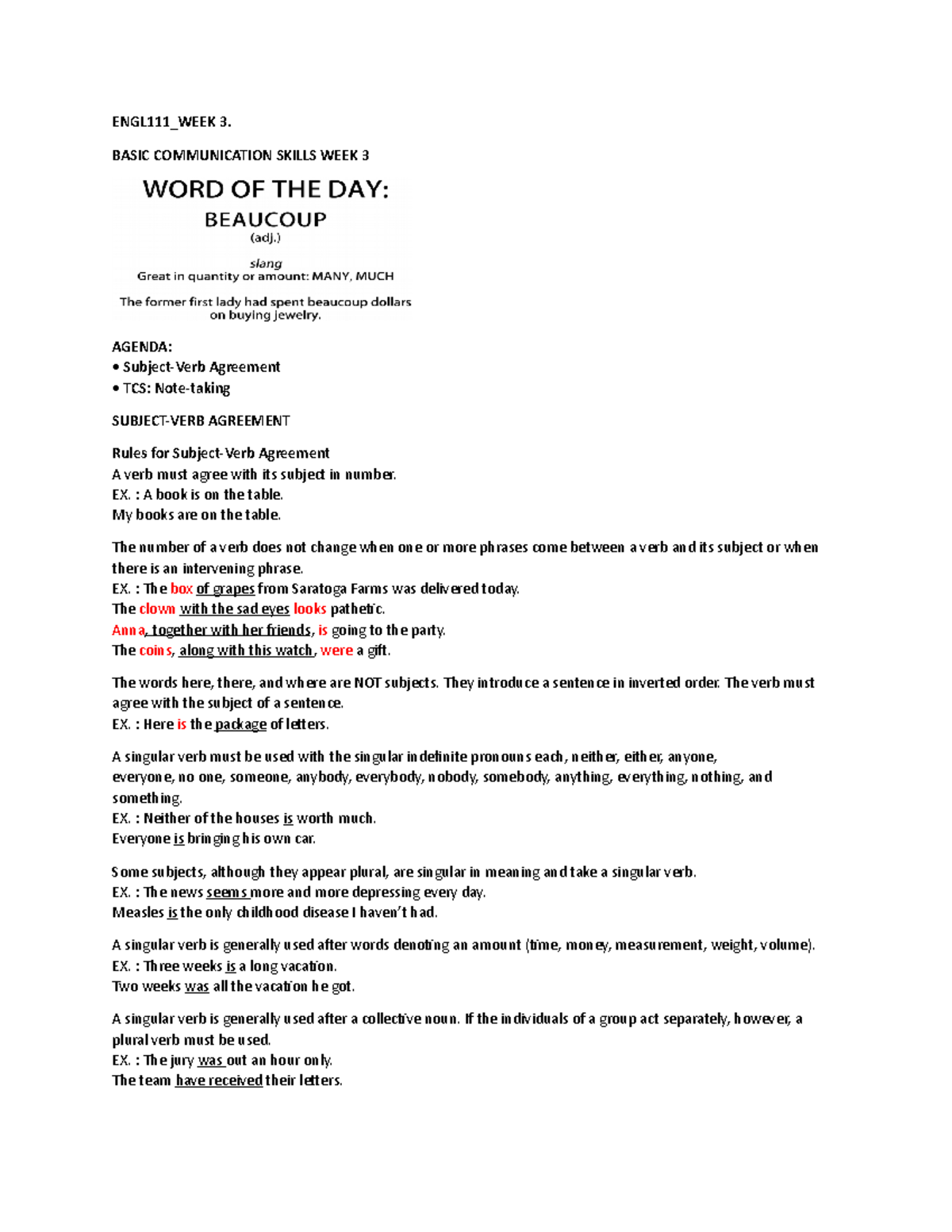 ENGL111 WEEK 3 - reviewer in engish - ENGL111_WEEK 3. BASIC ...