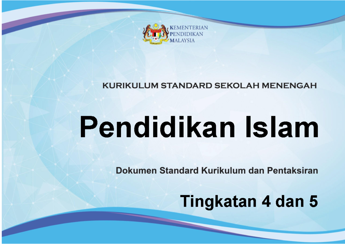 DSKP KSSM Pendidikan Islam Tingkatan 4 dan 5new - Pendidikan Islam Tingkatan 4 dan 5 Terbitan ...