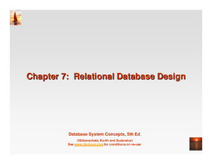 Ch2 Relational Model -updated version - Database System Concepts, 5th ...