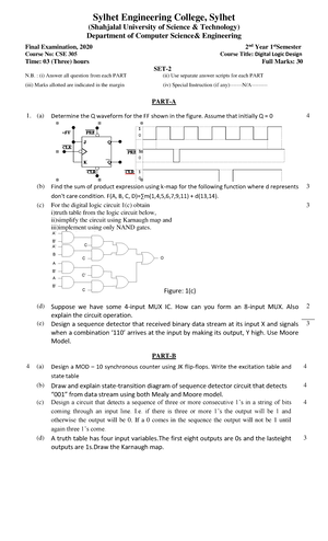 CSE 303 DS Set 2 - question - PART A 1. a) What are the two main ...