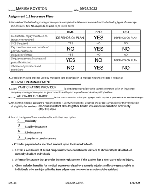 Finished MA118 ROW 5 Chapter 22-1 - ROW 5 - Chapter 22 Reception and ...