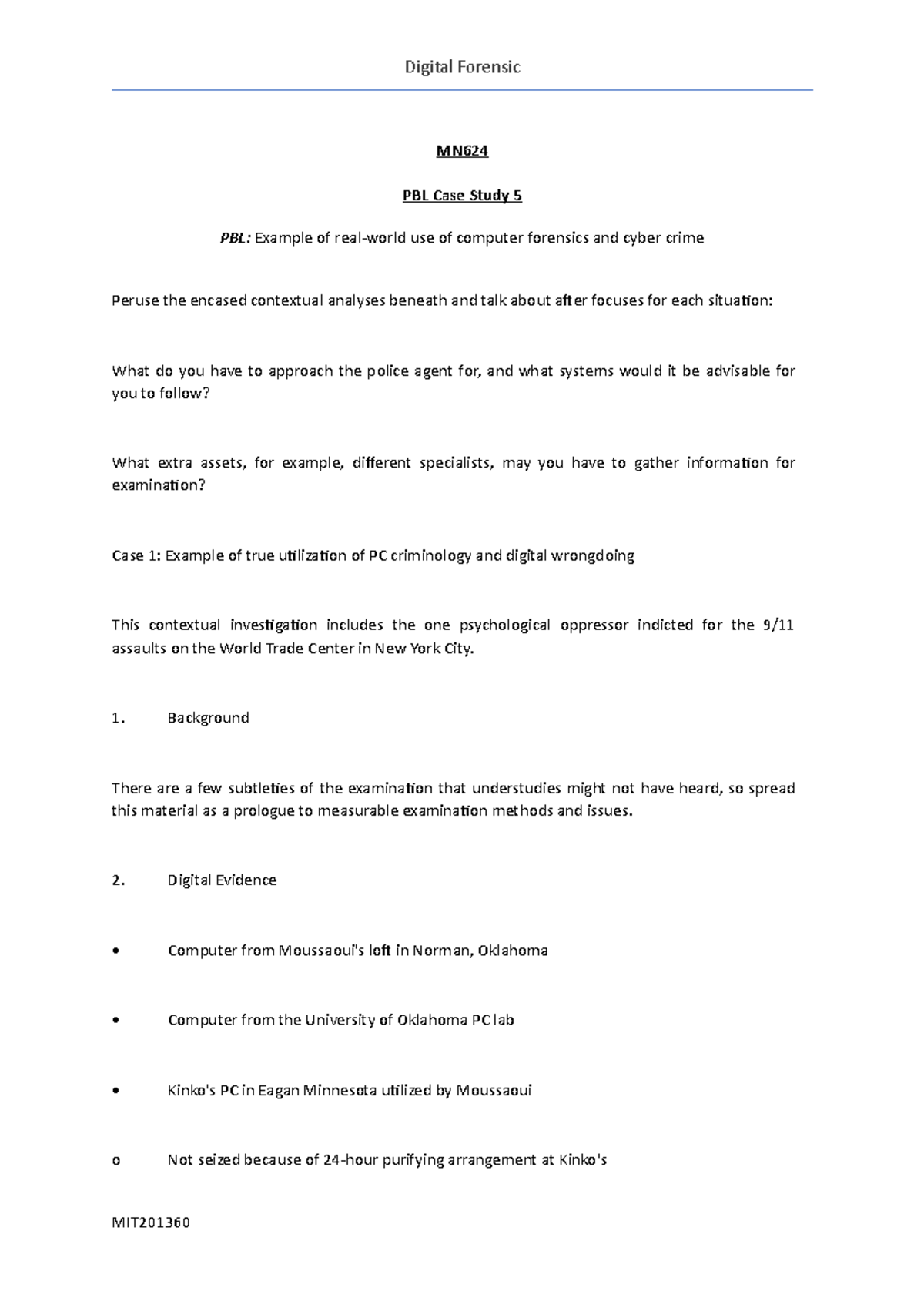 PBL5 - PBL - MN PBL Case Study 5 PBL: Example of real-world use of ...