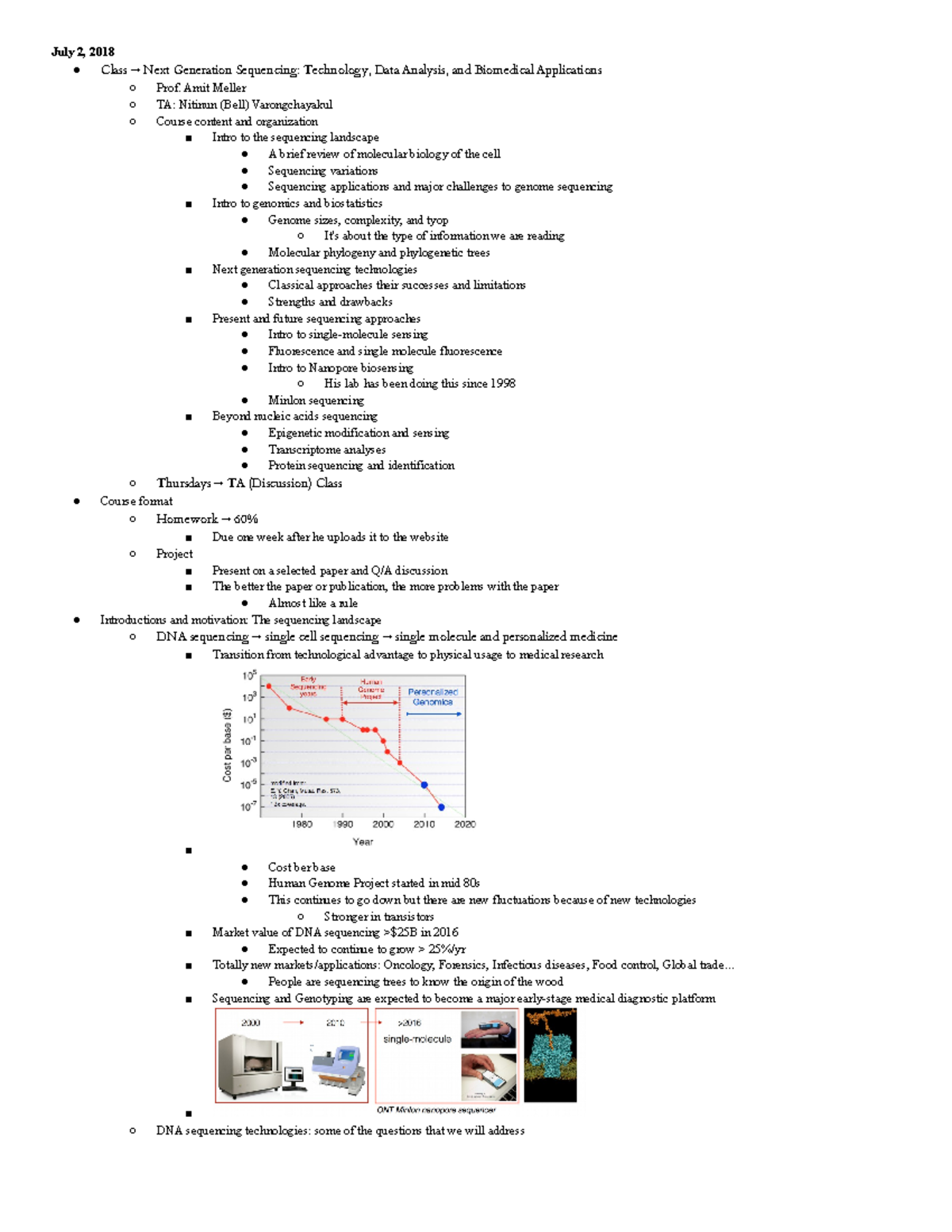 Notes - Summer 18 - July 2, 2018 Class Next Generation Sequencing ...