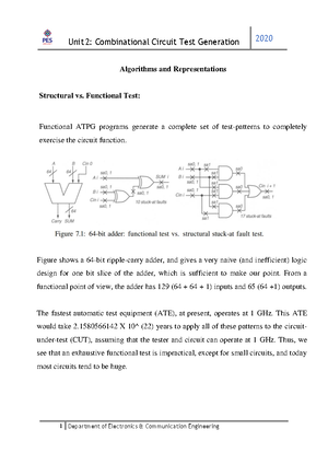 Sequential Circuit Testing - Testing of VLSI circuits - UNIT 3 ...