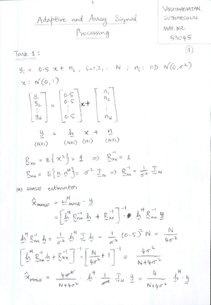HW 2 - Homework 2 - Ilmenau University of Technology Communications ...
