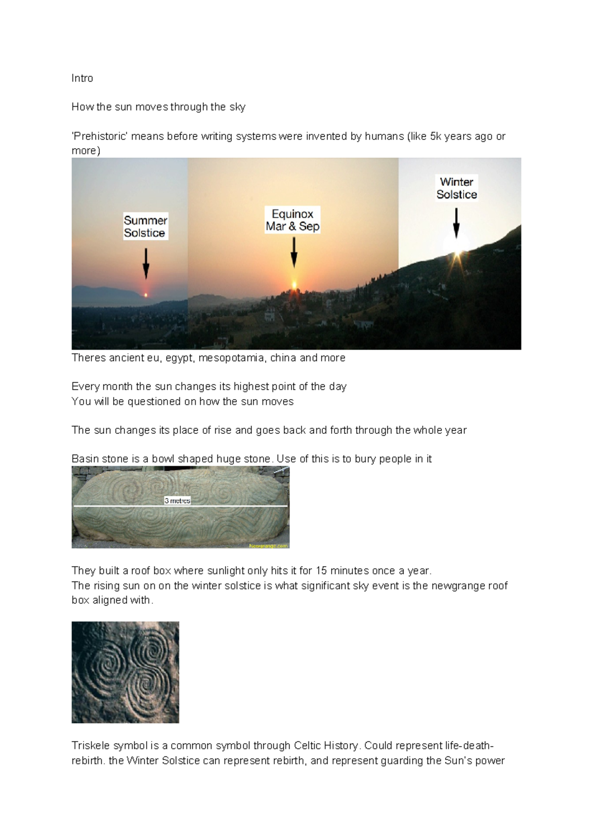 History of Astronomy SC NATS 1745 - Intro How the sun moves through the ...