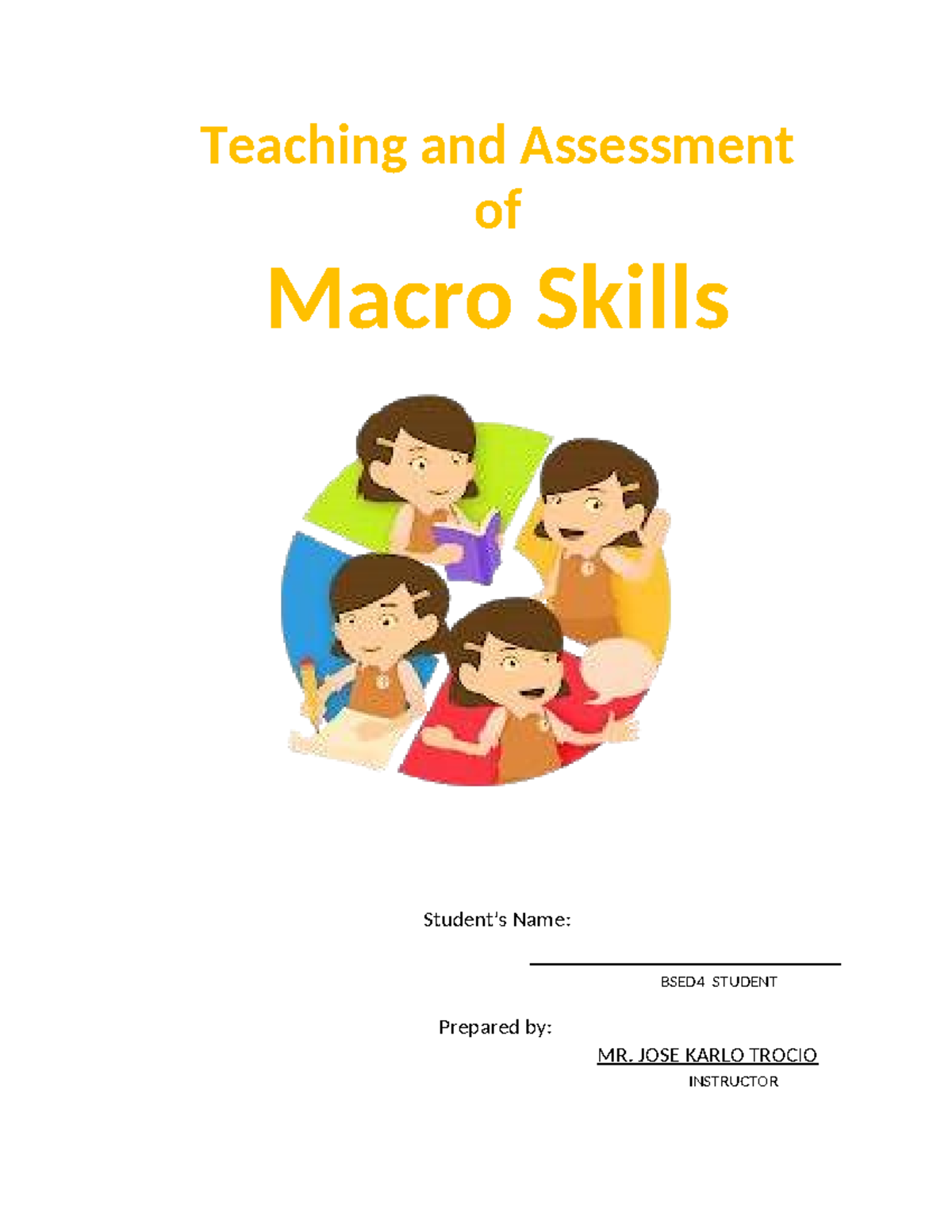 Teaching and Assessment of Speaking Skills Module teaching and ...
