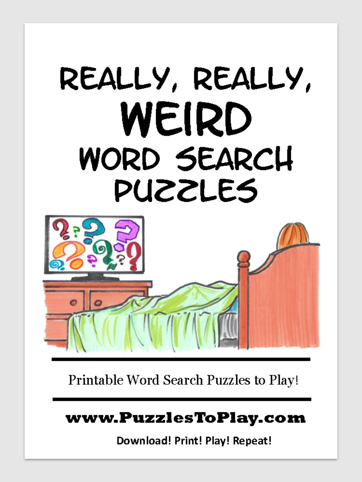 Weird word search puzzle book file - Really, Really, Weird Word Search ...