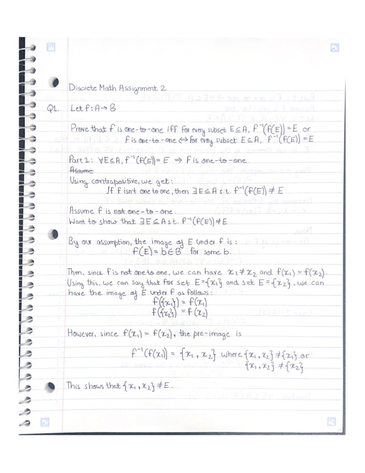 Discrete Math Assignment 2 Group Project - TMTH 135 - Studocu