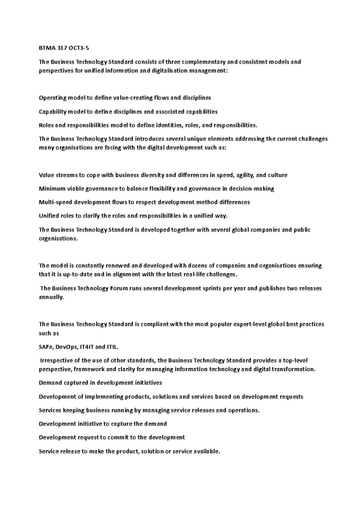 BTMA 3-5 - LECTURE NOTES - BTMA 317 OCT3- The Business Technology ...