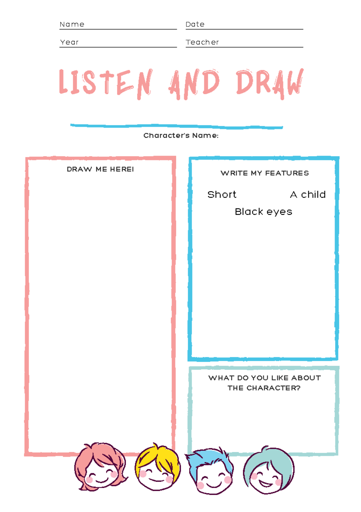 Pastel Primary School Book Review Worksheet - Teaching In Practice ...