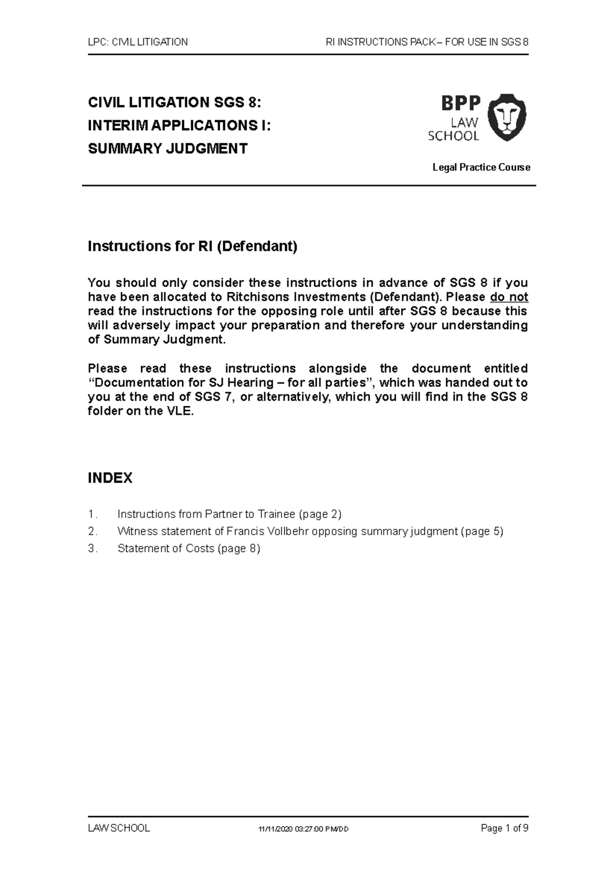 Civil+Litigation+SGS+8+RI+Instructions+Pack+2020-21 - DO THIS FOR SGS8 ...