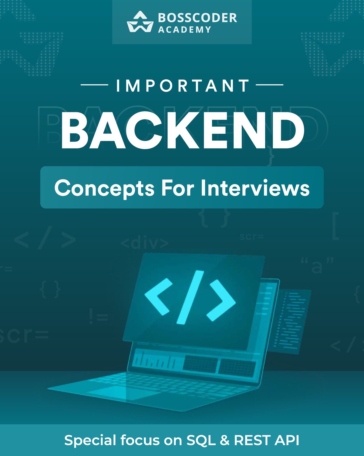 Important Backend Concepts for interviews - Backend Backend Concepts For Interviews Special ...