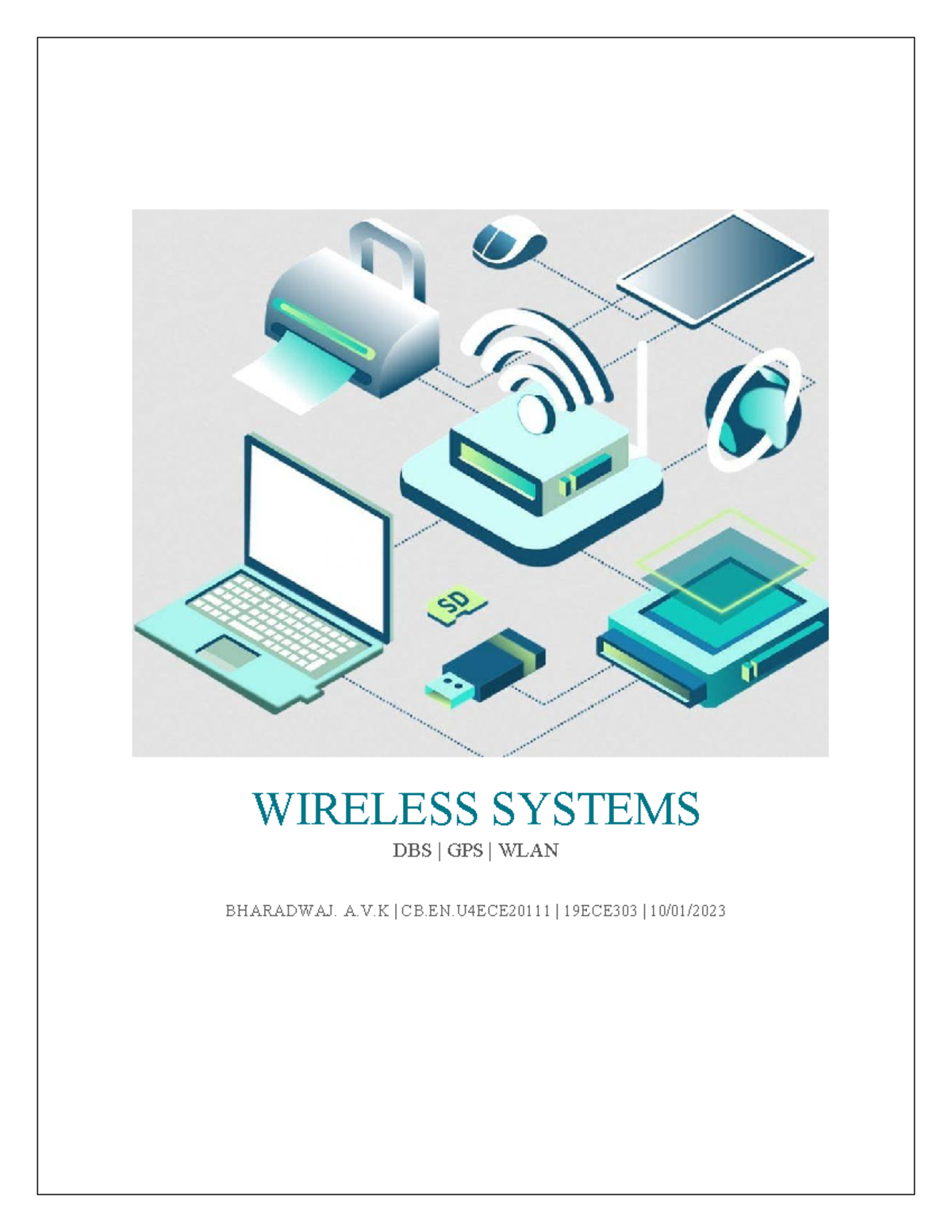 Wireless Systems [CB - WIRELESS SYSTEMS DBS | GPS | WLAN BHARADWAJ. A.V ...