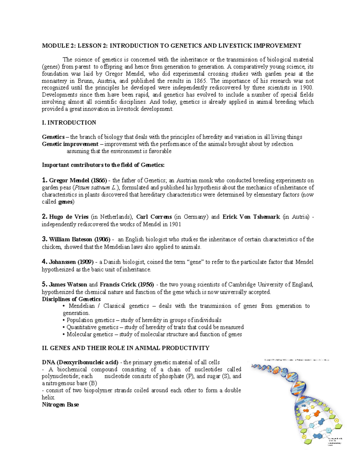 Module 4ASS - It covers a wide range of topics related to the biology ...