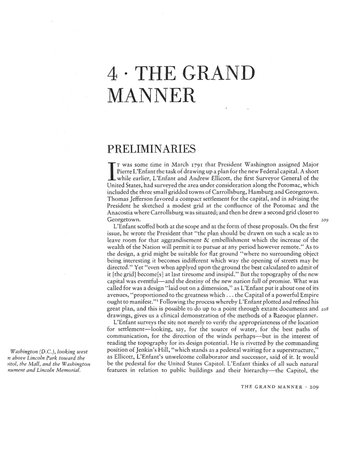 Kostof, Spiro (1991)The Grand Manner in The City Shaped pp 209-212 ...