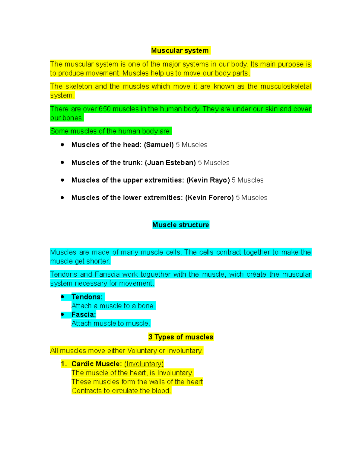 The Muscular System - Muscular system The muscular system is one of the ...